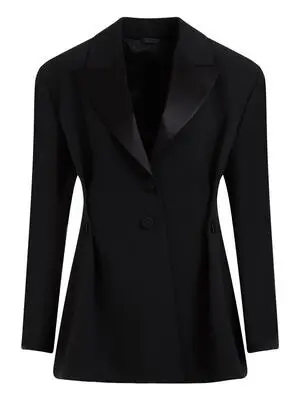 Givenchy Virgin Wool Tailored Jacket - Black