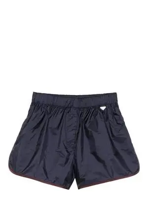 Prada Recycled Polyamide Shorts - Blue