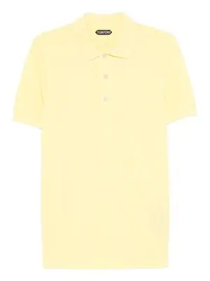 TOM FORD Cotton Blend Polo Shirt - Multicolor