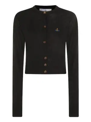 VIVIENNE WESTWOOD Wool Cardigan - Black