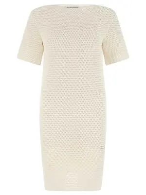 Bottega Veneta Crochet Dress - White