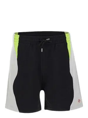 Casablanca Organic Cotton Track Shorts - Black