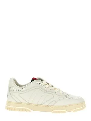 GUCCI Gucci Re-Web Leather Sneakers
