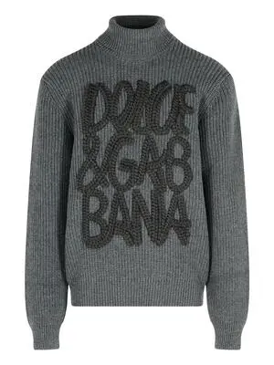 Dolce & Gabbana I Grey Virgin Wool Sweater - Gray