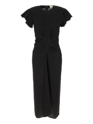 Isabel Marant Étoile ISABEL MARANT Ruched Midi Dress Multicolor