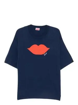 Kenzo Intarsia Knit Jumper - Blue