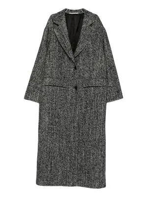 Tagliatore Wool Blend Single-breasted Coat - Multicolor