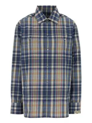 GOLDEN GOOSE Embroidered Cotton Shirt - Multicolor