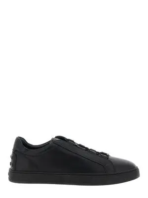 TOD'S Sportivo Leather Sneakers - Black