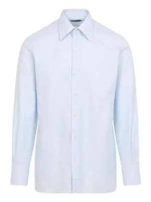 TOM FORD Cotton Shirt - Blue