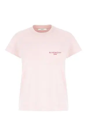 Givenchy Logo Embroidered Crewneck T-shirt - Multicolor