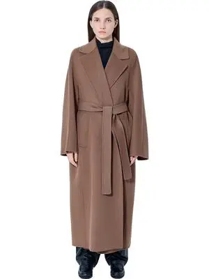 Max Mara MAX MARA Belted Wool Coat Multicolor