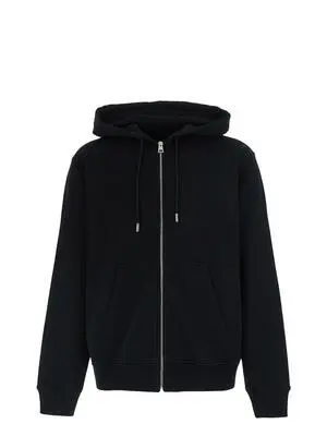 Givenchy GIVENCHY Cotton Zip Up Hooded Sweatshirt Multicolor