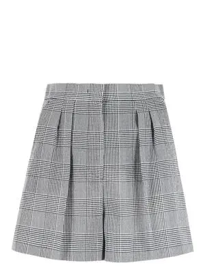 Max Mara Agoraio Virgin Wool Shorts - Blue