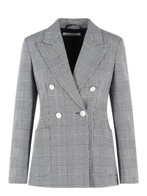 Max Mara Virgin Wool Blazer - Blue
