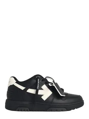 Off-White Out Of Office Leather Sneakers - Black