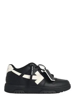 Off-White Out Of Office Leather Sneakers - Black