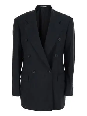 Tagliatore Wool Double-breasted Jacket - Multicolor