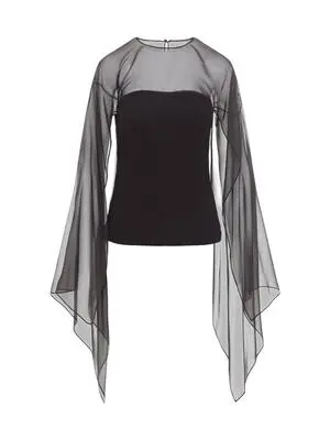 Alberta Ferretti Top - Brown