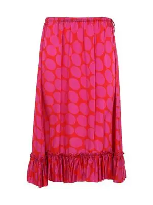 Dries Van Noten Samila Midi Skirt - Multicolor