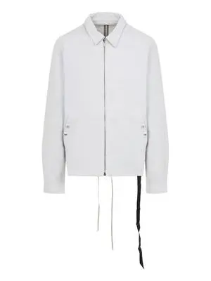 Rick Owens Zip Front Jacket - White