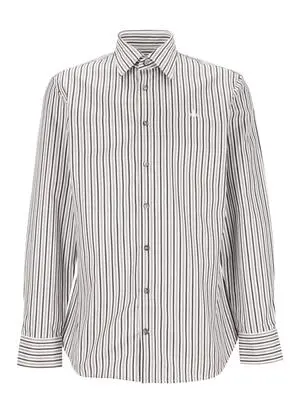 VIVIENNE WESTWOOD Striped Ghost Shirt - Gray