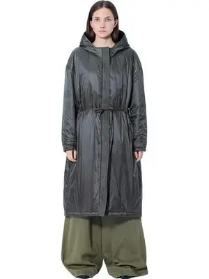 Max Mara Hooded Quilted Coat - Multicolor