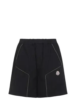 Moncler Cotton Bermuda - Black