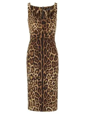 DOLCE & GABBANA DOLCE & GABBANA Animal Pattern Dress