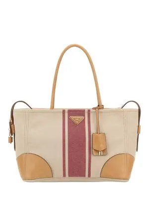 Prada Textured Tote Bag - Cream