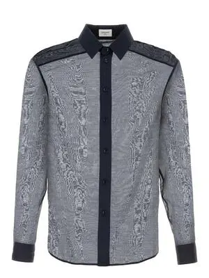 Saint Laurent Saint Laurent Men Silk Shirt Multicolor