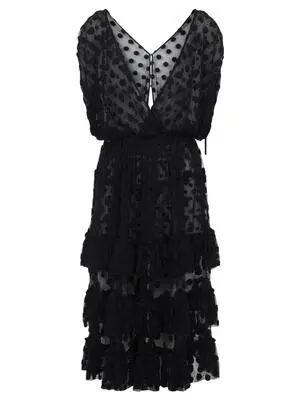 Dries Van Noten Dally Midi Dress - Black