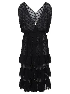 Dries Van Noten Dally Midi Dress - Black