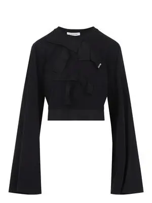 LANVIN Grosgrain Top - Black