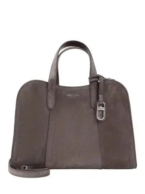 Giorgio Armani Suede Handbag - Multicolor
