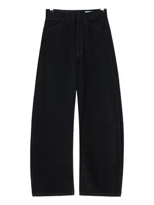LEMAIRE Denim Wide-leg Jeans - Black