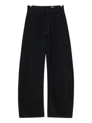 LEMAIRE Denim Wide-leg Jeans - Black