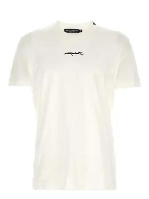 Dolce & Gabbana Logo Patch T-shirt - White