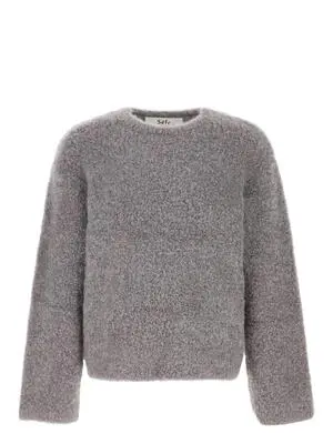 Séfr Stretch Mohair Blend Jermaine Sweater - Gray