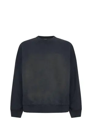 GOLDEN GOOSE Bleached Cotton Sweatshirt - Multicolor