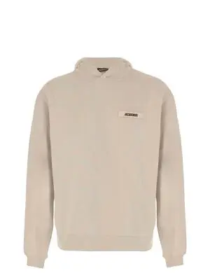 Jacquemus JACQUEMUS Cotton Jersey Hooded Sweatshirt Cream