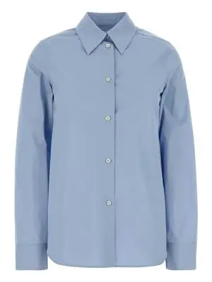 JIL SANDER Light Poplin Shirt - Blue