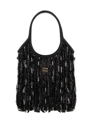 Miu Miu Mini Tote Bag - Black