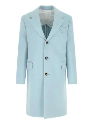 Bottega Veneta Tricotine Coat - Blue