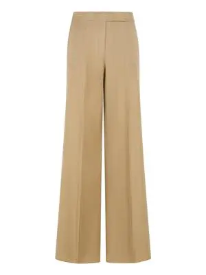Max Mara Bronte Virgin Wool Blend Pants - Cream
