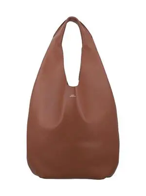 A.p.c. Leather Tote Bag - Brown