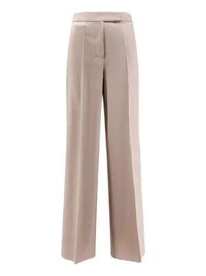 Max Mara Mxmgirone Virgin Wool, Mohair And Silk Trousers - Multicolor