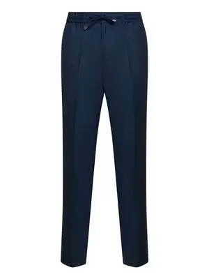 Etro Wool And Linen Jogger Trousers - Multicolor