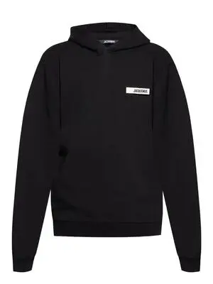 Jacquemus Le Hoodie Gros Grain - Black
