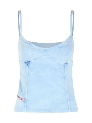 DIESEL® Ony' Light Stretch Cotton Tank Top - Blue